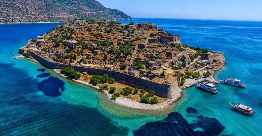 Crete: Spinalonga, Elounda, & Agios Nikolaos Boat Tour & BBQ