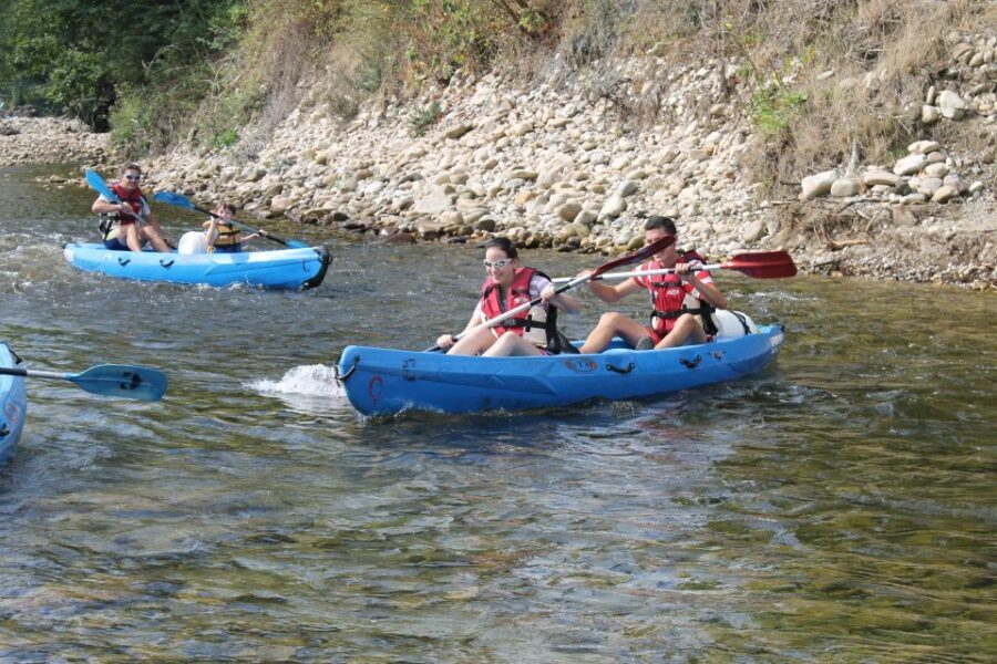 Descenso del río Sella en canoa
