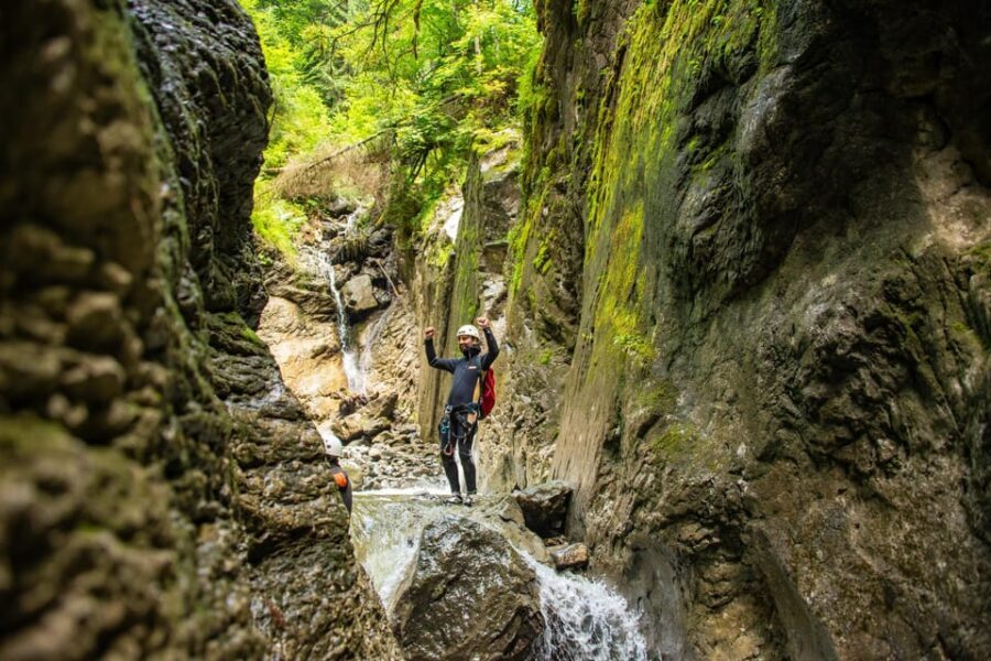 Dornbirn: Merlins World canyoning experience for beginners