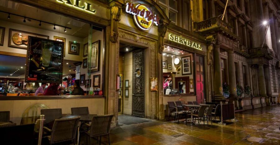 Edinburgh: Hard Rock Cafe with Set Menu for Lunch or Dinner