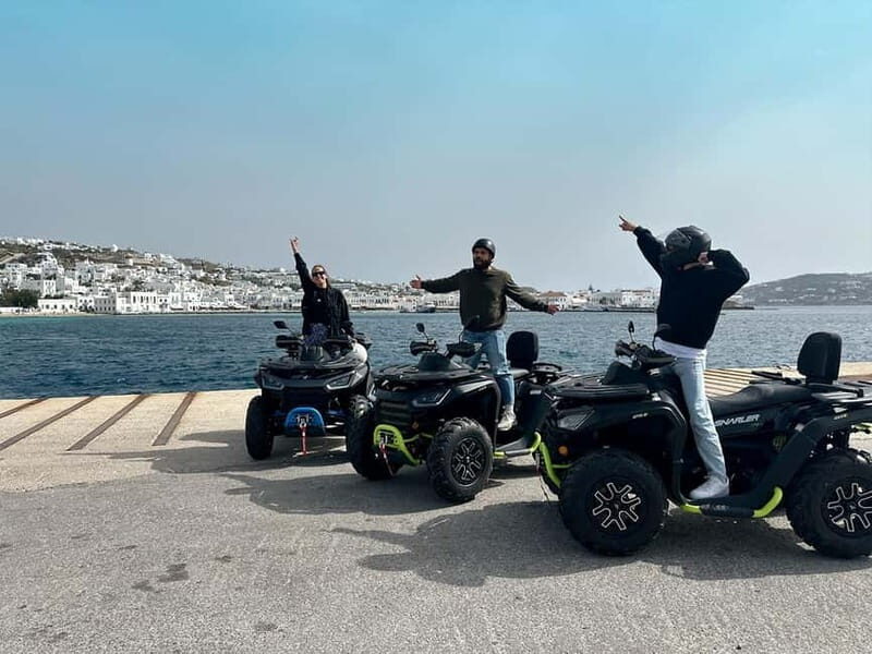 Explore Mykonos Island with a 650cc ATV / QUAD Tour - The Guides and Group Size
