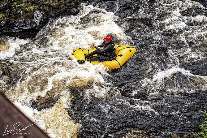 Family Packraft tour in Sälen