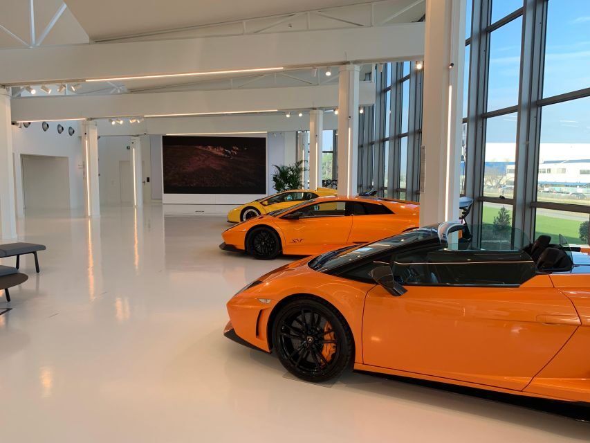 Ferrari Lamborghini Museums - Pagani Museum Factory - Lunch