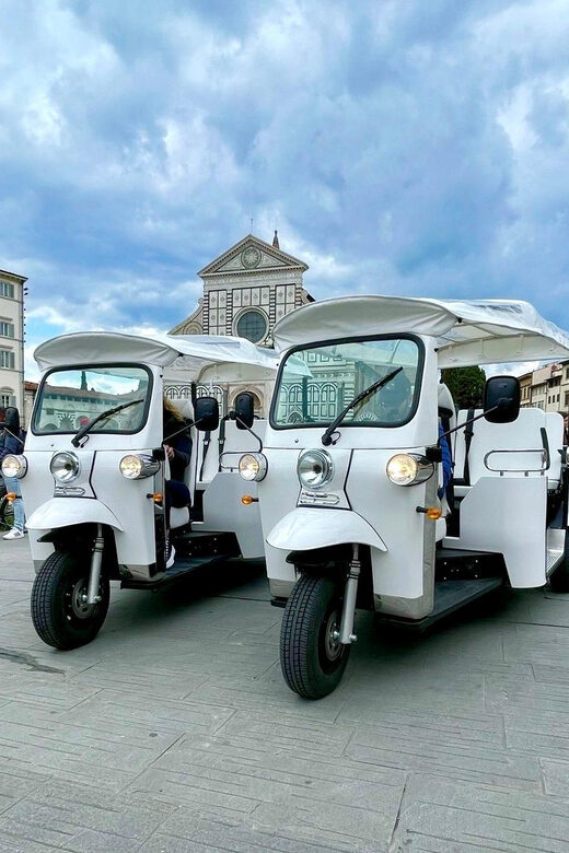 Florence: Electric Tuk-Tuk or Golf Cart City Tour
