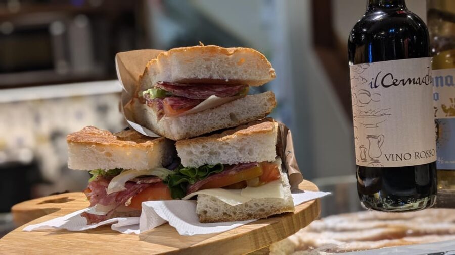 Florence: Street Food Walking Tour with Wine