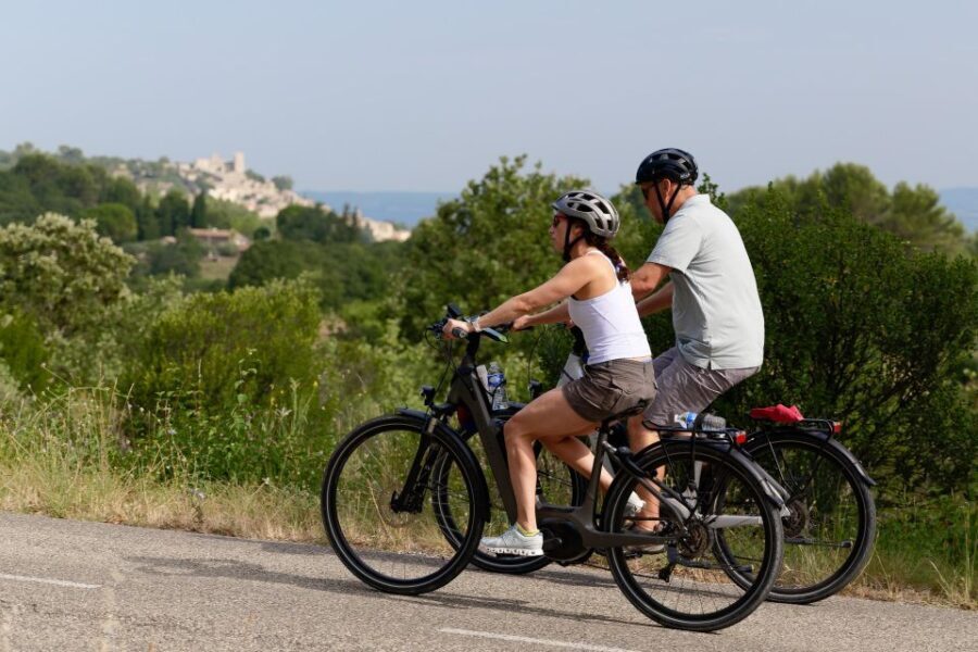 From Aix-en-Provence: Luberon Region E-Bike Full-Day tour