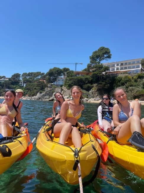 From Barcelona: Costa Brava Kayak & Snorkel Tour with Picnic