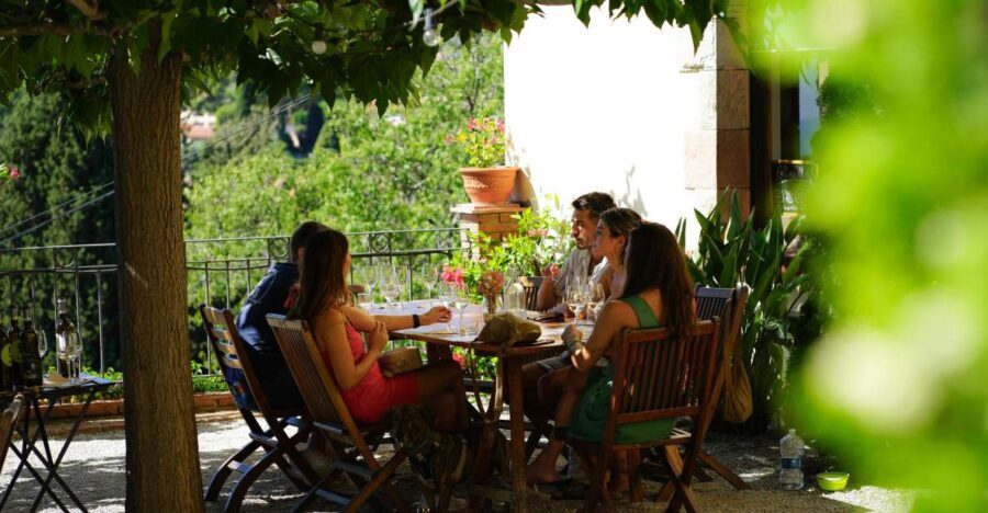From Barcelona: Sailing and E-bike Winery Tour with Tastings