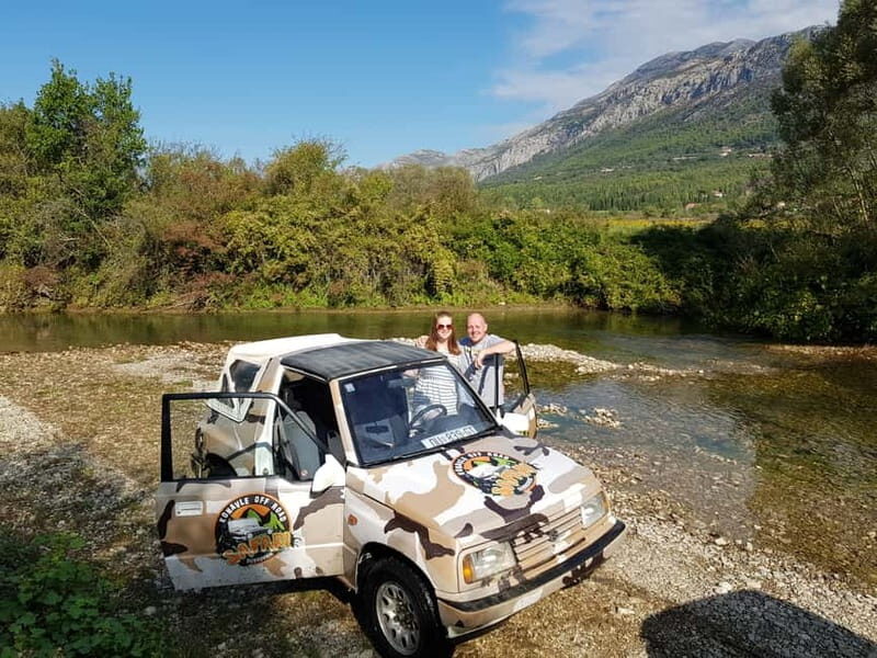 From Cavtat: Konavle Valley Off-Road Jeep Safari with Lunch