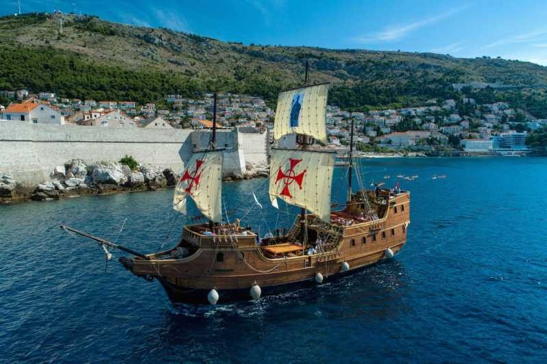From Dubrovnik: Elaphiti Islands Galleon Cruise with Lunch