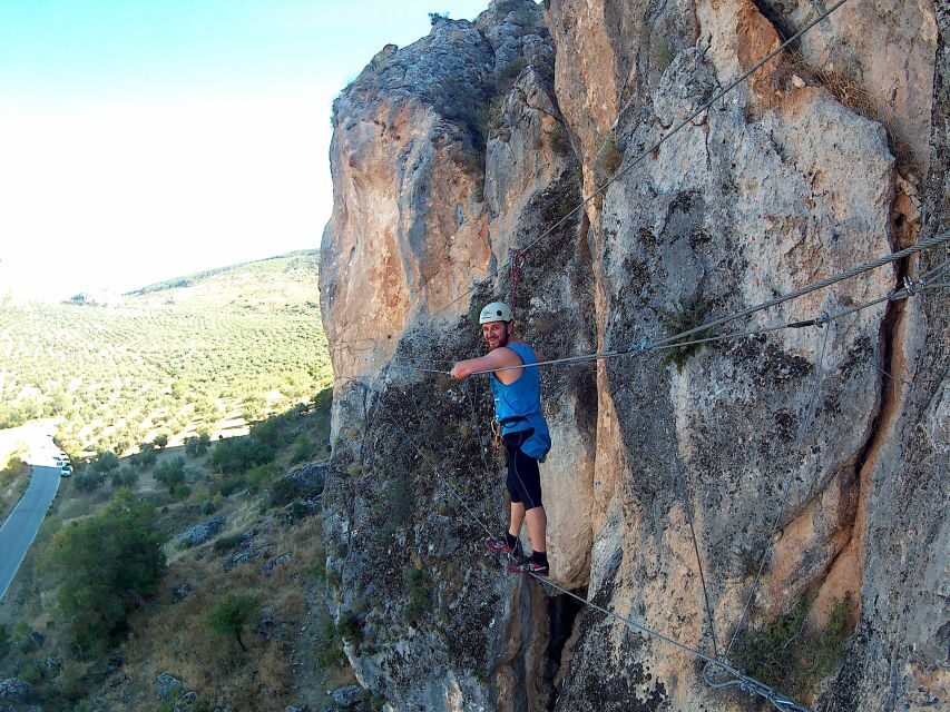 From Granada: 3-Hour Vía Ferrata in Moclín