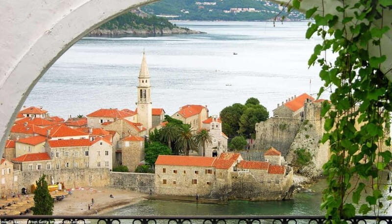 From Kotor or Tivat: Private Budva and Sveti Stefan Tour