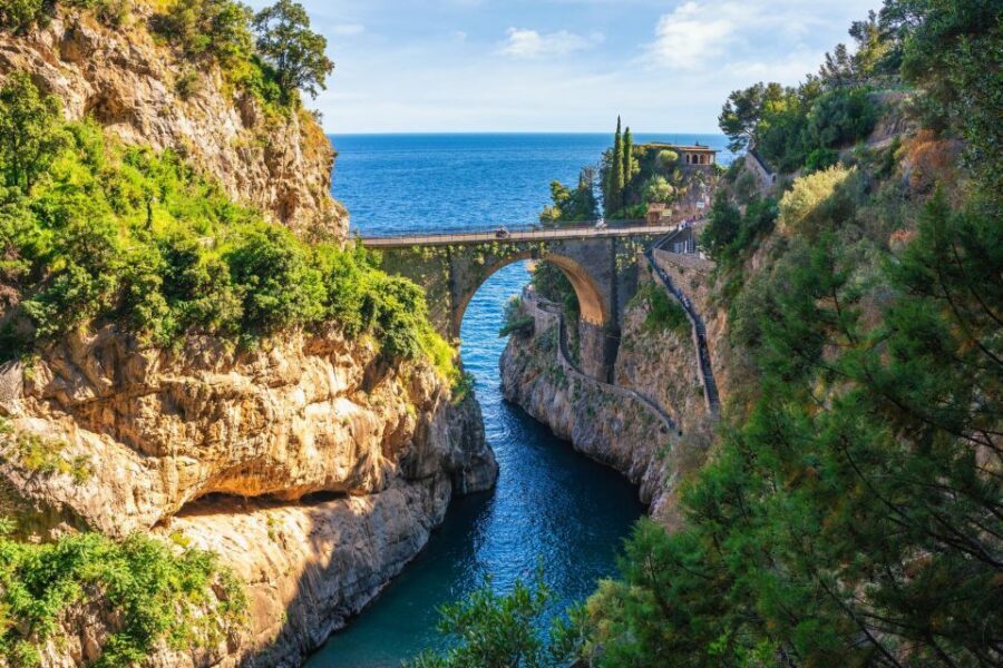 From Positano: Amalfi Coast Boat Tour with Swimming Stop