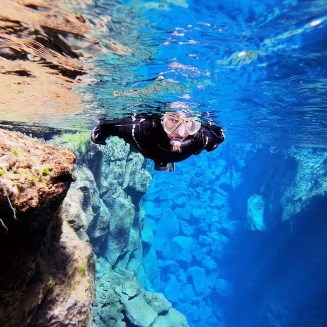 From Reykjavik: Silfra Snorkeling with Free Photos