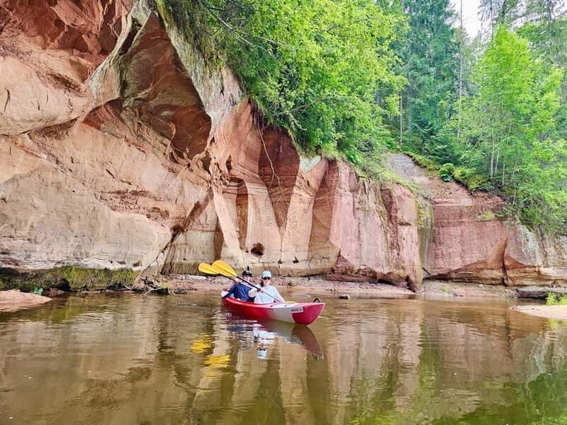 From Riga: Full-Day Scenic Gauja River Valley Kayaking Trip