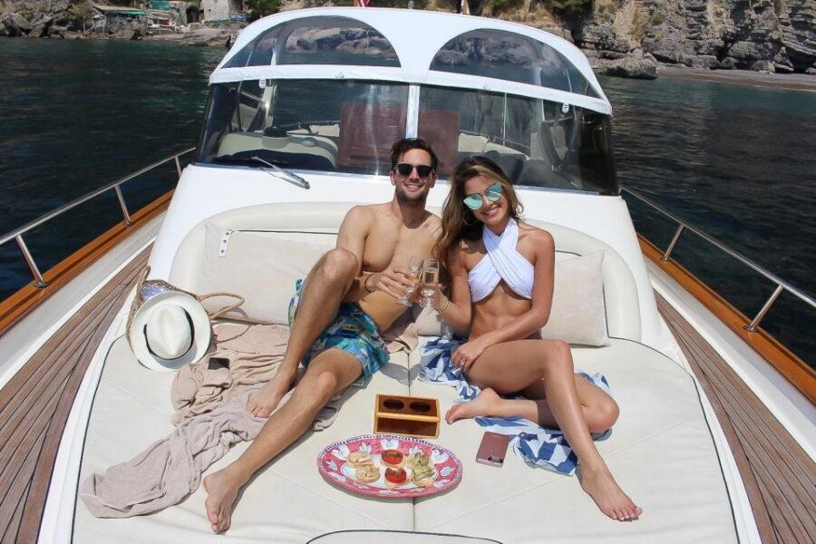 From Salerno: Day Trip to Amalfi Coast by Boat with Drinks