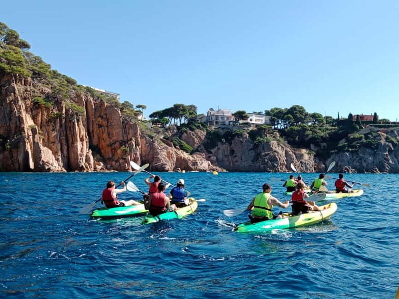 From Sant Feliu de Guíxols: Kayak and Snorkel in Costa Brava