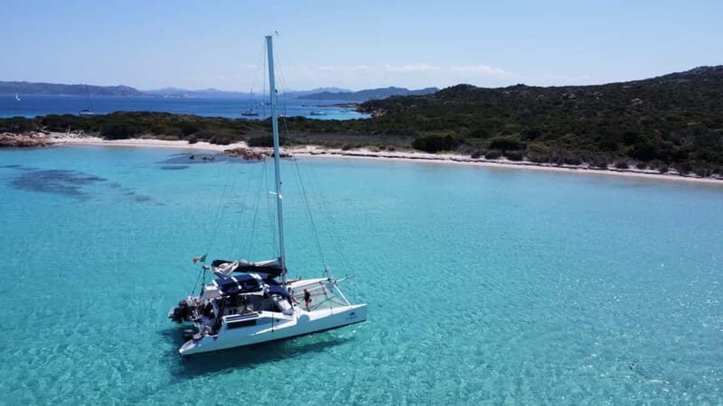 From Santa Teresa Gallura: La Maddalena Catamaran Tour