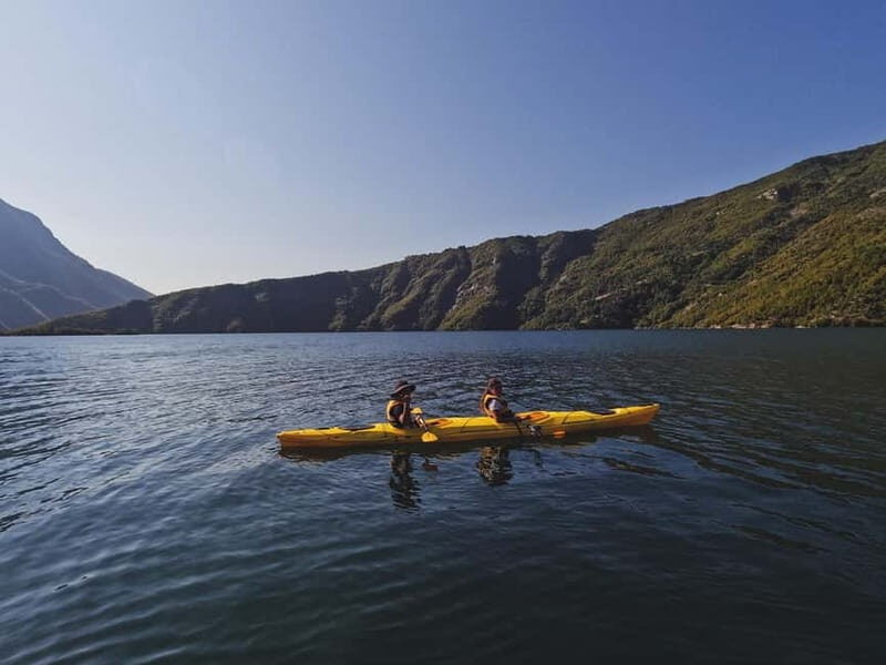 From Shkoder: Kayak Tour on Komani Lake with Lunch