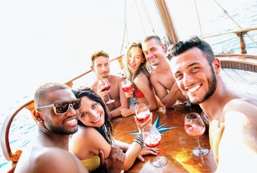 From Sorrento: Capri Boat Tour with Snorkeling & Drinks