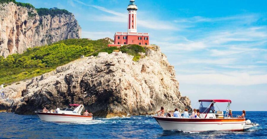 From Sorrento: Capri Island Boat Day Trip With Transfer