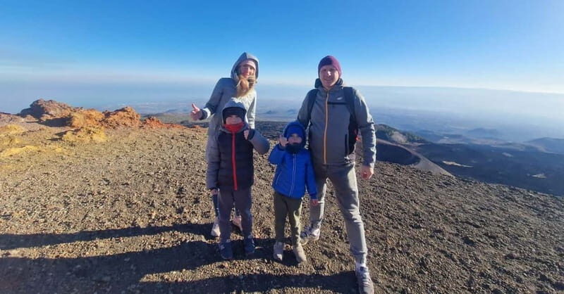From Taormina: Etna Walking Tour and Wine Tasting in Winery