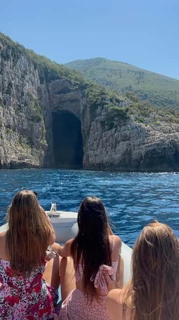 From Vlore: Haxhi Ali Cave&Karaburun Speedboat Tour