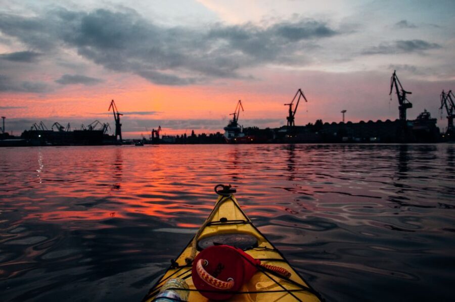 Gdansk: Sunset Kayak Tour