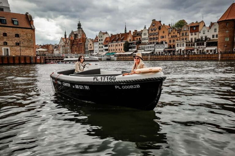 Gdask: Boat Tour on the Motawa - The Route and Sights