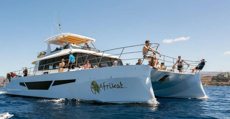 Gran Canaria: Fun Catamaran Cruise with Food and Drinks