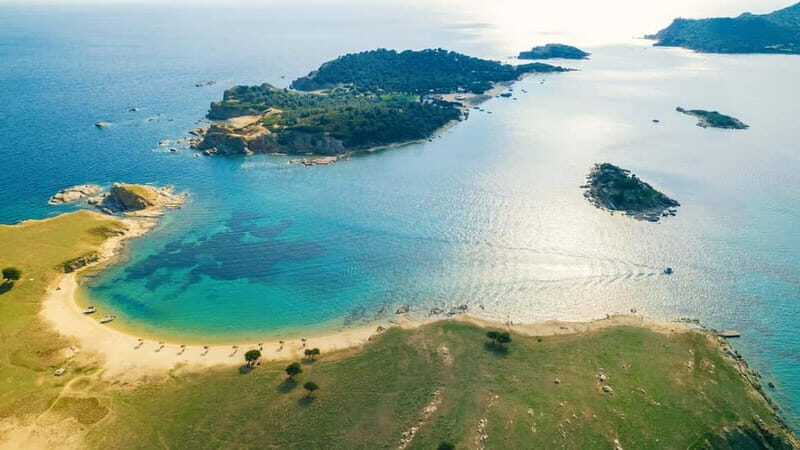 Halkidiki: Private Cruise to Ammouliani & Drenia Islands