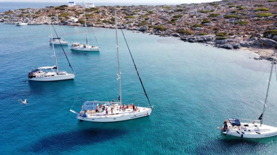 Heraklion: Sailboat Cruise to Dia Island with Drinks & Lunch