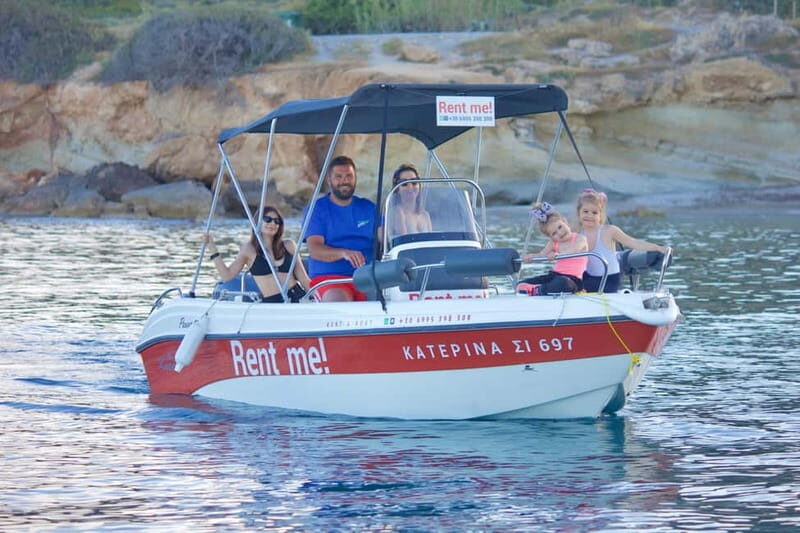 Hersonissos: Rent a Boat - No License Needed