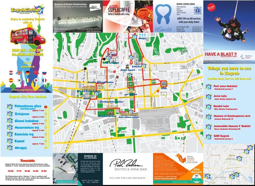 Hop On Hop Off Panoramic bus - Zagreb City Tour