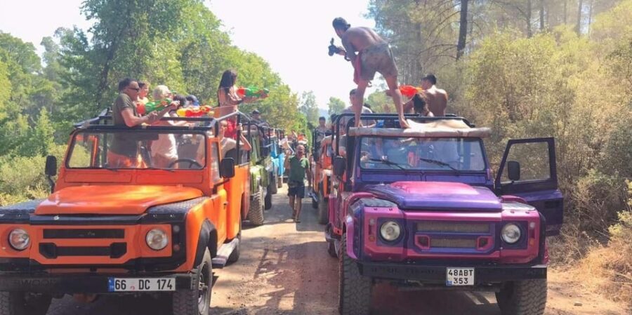 Icmeler Jeep Safari, Lunch, Water Fight, Colour & Foam Party
