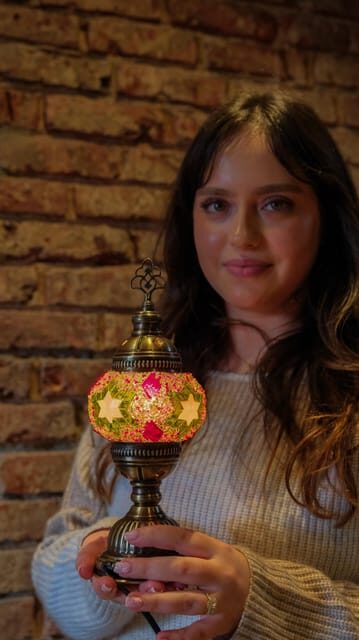 Istanbul: Turkish Mosaic Lamp Workshop with Bosphorus View