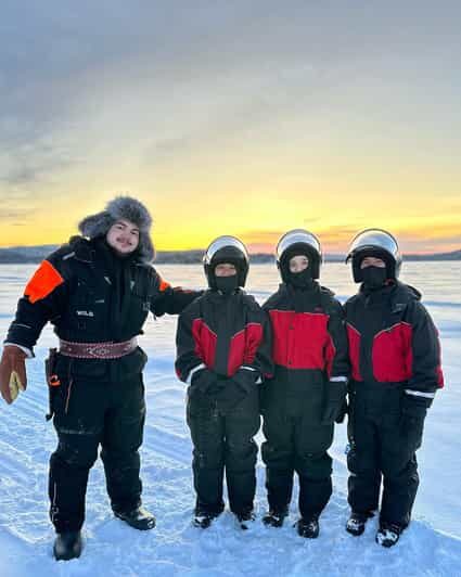 Ivalo: Snowmobile Safari, Meet and Feed Reindeers with Lunch