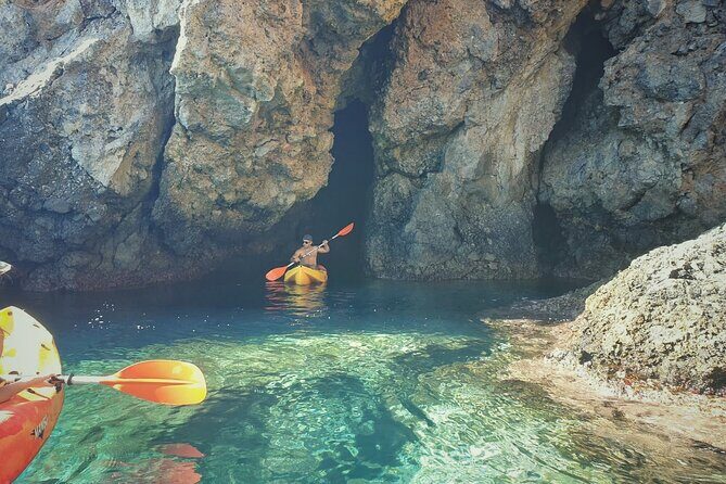 Kayak and Snorkeling Excursion in Maro Cerro Gordo Cliffs