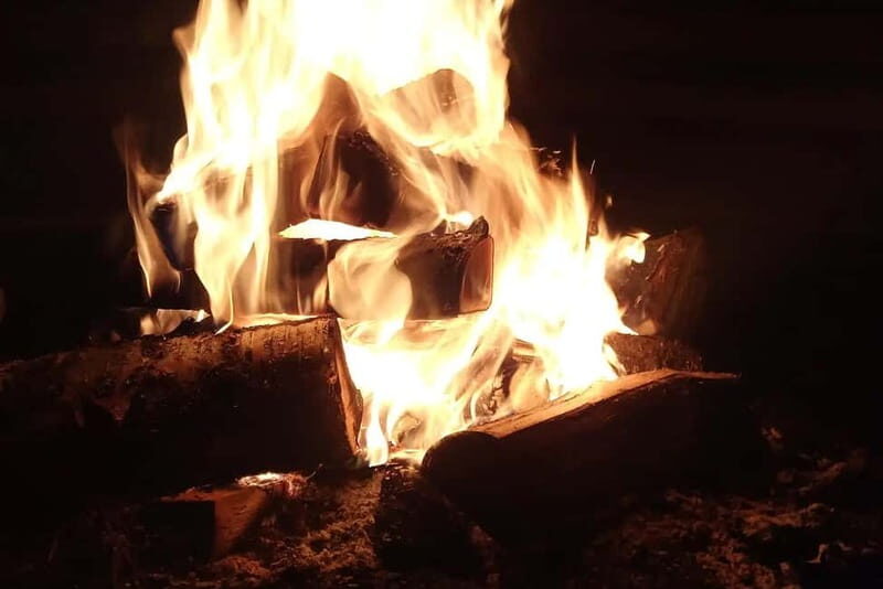 Kemi-Tornio: Evening campfire on the island
