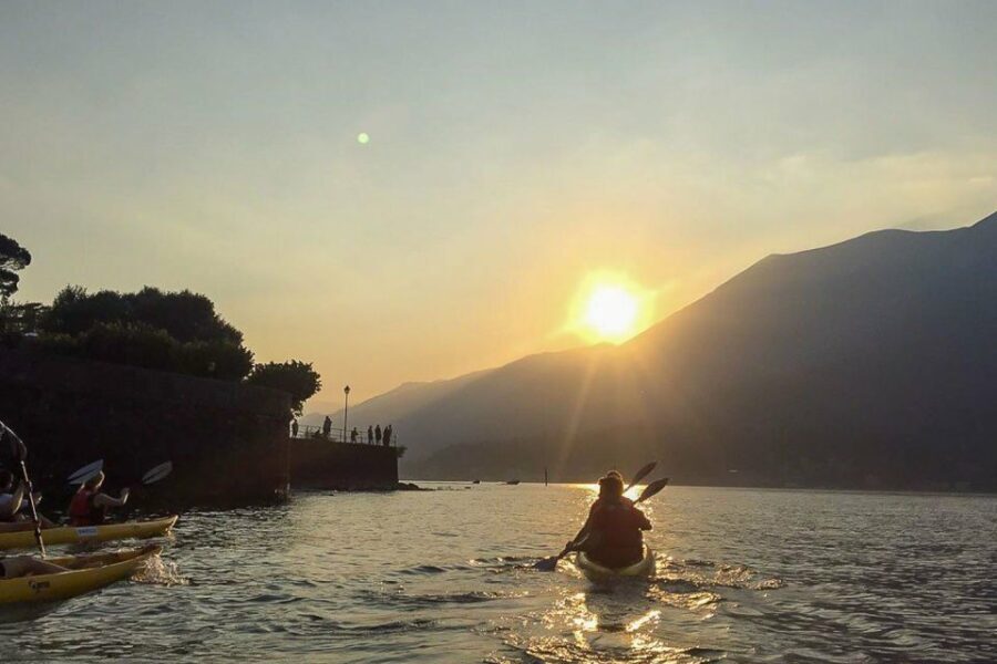 Lake Como: Golden Hour Guided Kayak Tour
