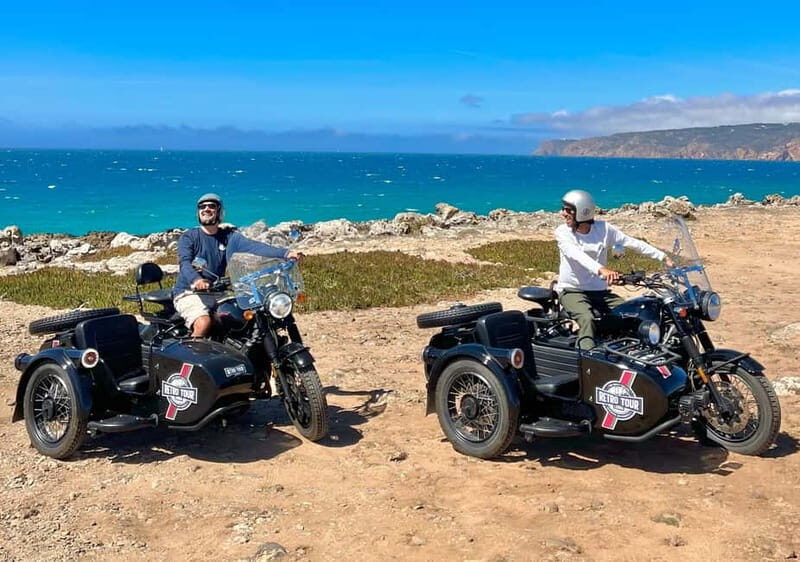 Lisbon : Cascais-Cabo da Roca Motorcycle side-car Tour 2H