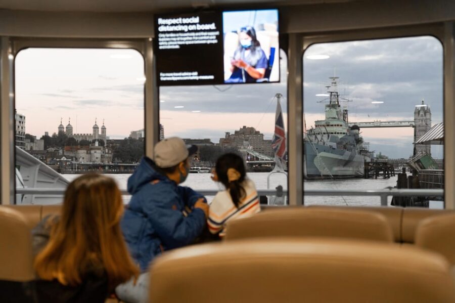 London: Hop-On Hop-Off 2-Day River Thames Sightseeing Pass