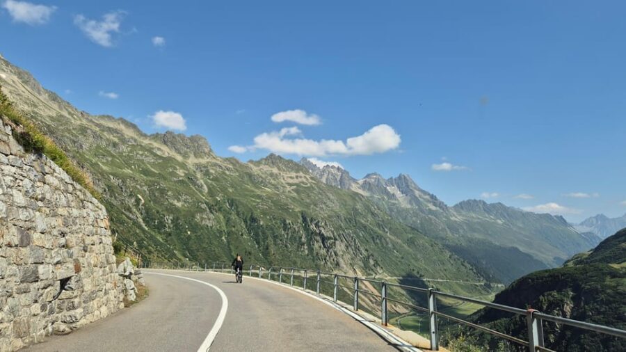 Lucerne: Downhill Cycling Adventure with Lake Swim