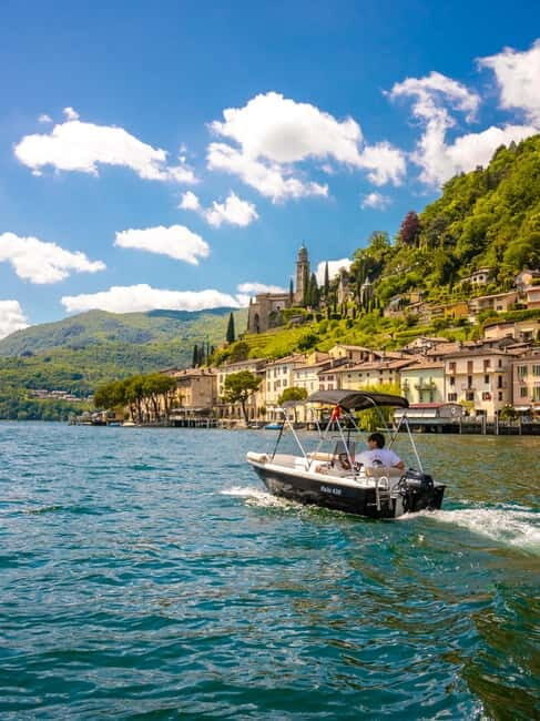 Lugano Lake: 2 hours Boat Rental