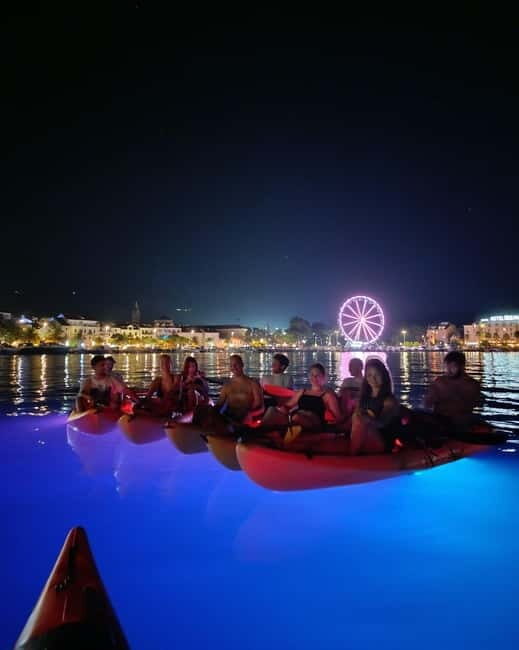 Makarska: Night Glow Kayak Tour