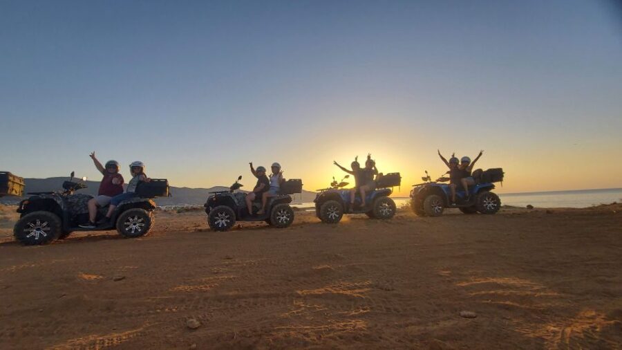 Malia: Off-Road Quad Safari Evening Tour with Dinner