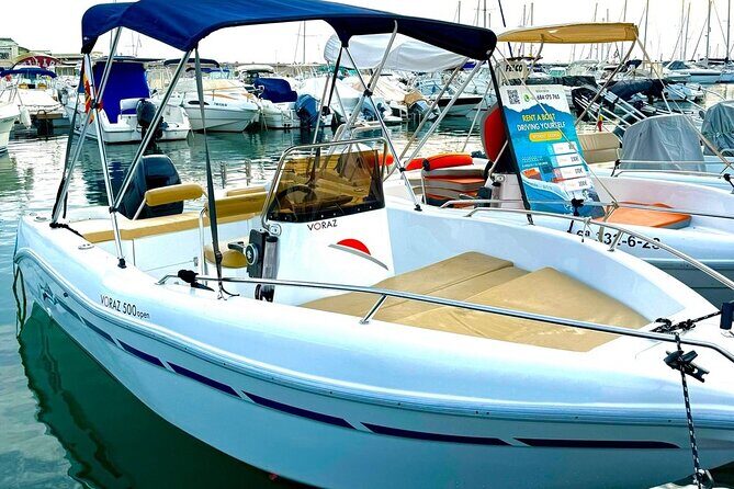Marbella Self Drive Boat Rental with Dolphin Sighting