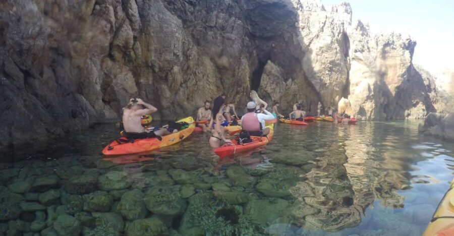 Menorca: Kayak and Marine Reserve Snorkeling Adventure