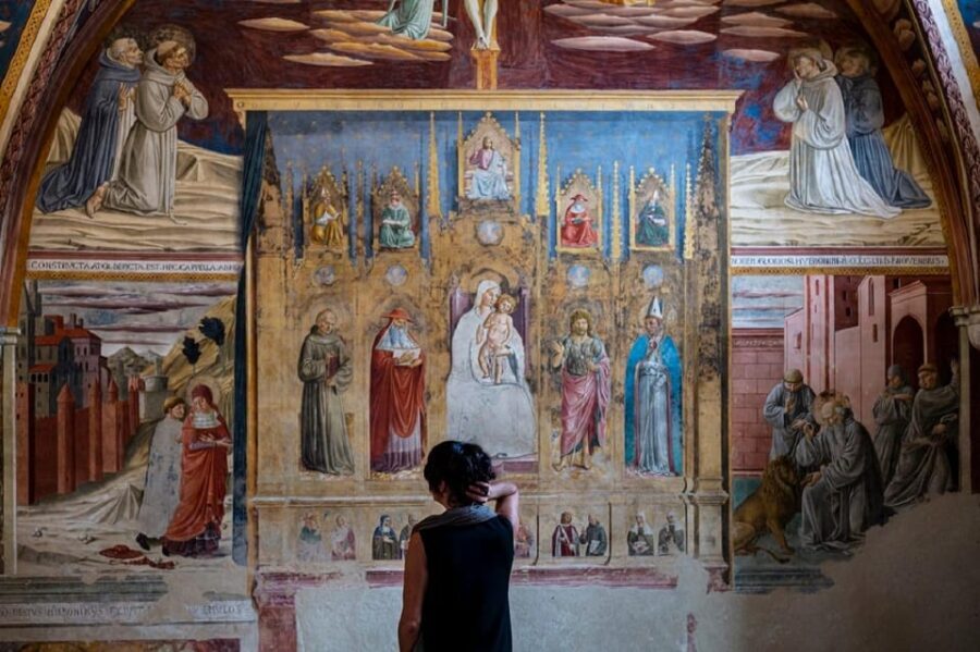 MONTEFALCO: entrance tiket to the San Francesco Museum