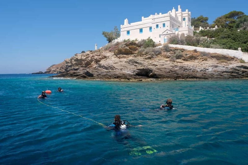 Mylopotas: Boat Cruise and Shipwreck Scuba Diving